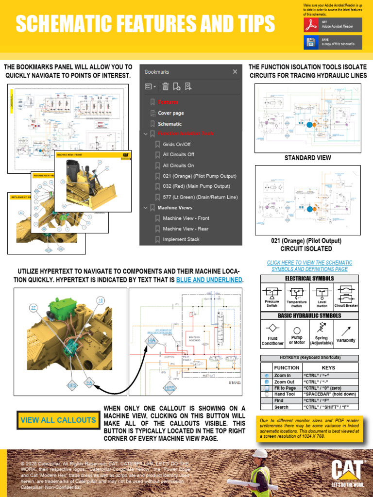 M0107427-02 - 992 Hyd. Schematic SM41-UP AP71-UP | PDF | Electrical Connector | Switch