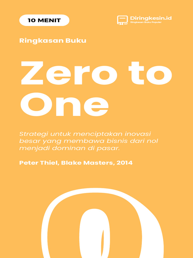 Zero To One | PDF