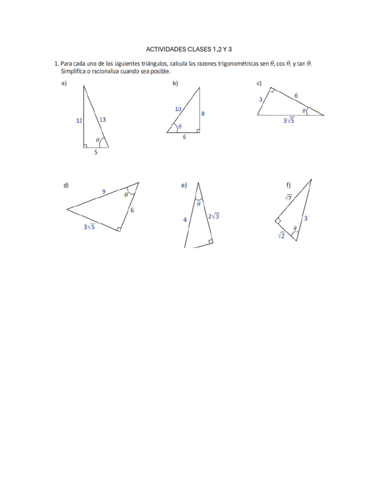 Actividades Clases 1, 2 Y3 | PDF