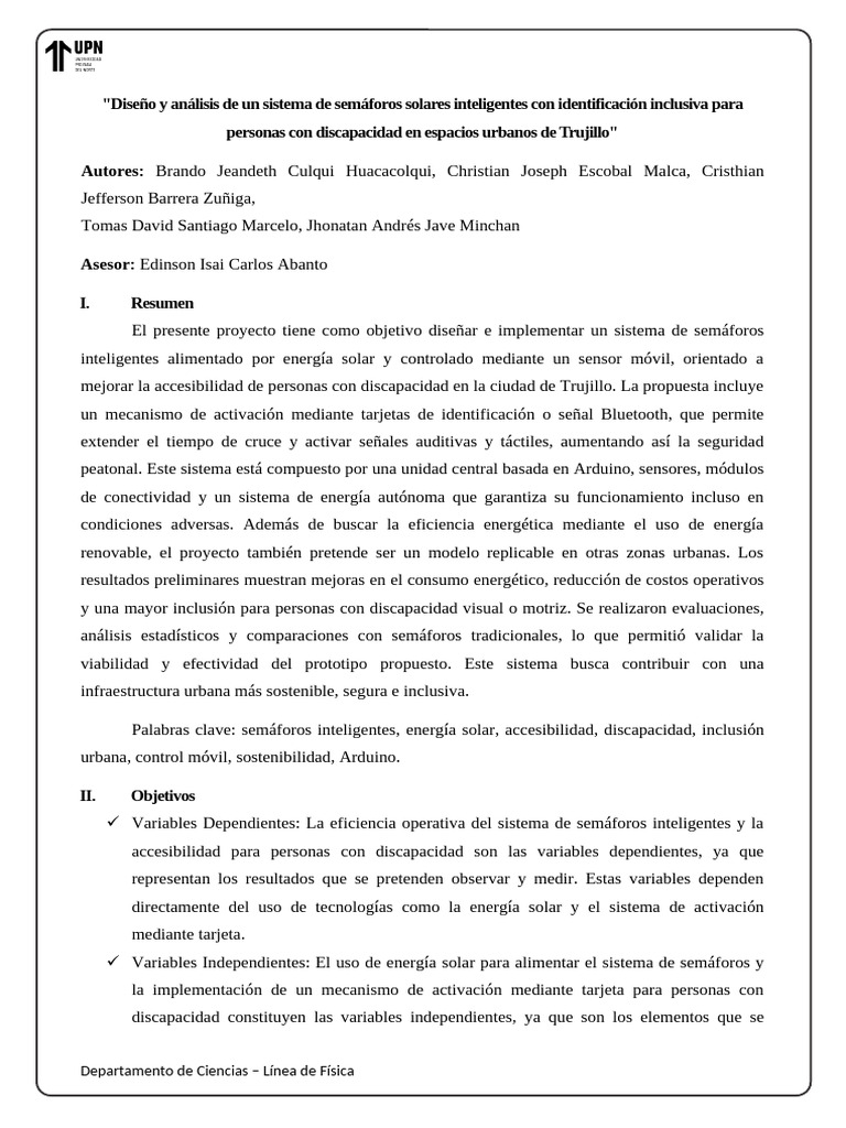 Formato Proyecto 3er Avance Fisica 3 | PDF | Energía solar | Fotovoltaica