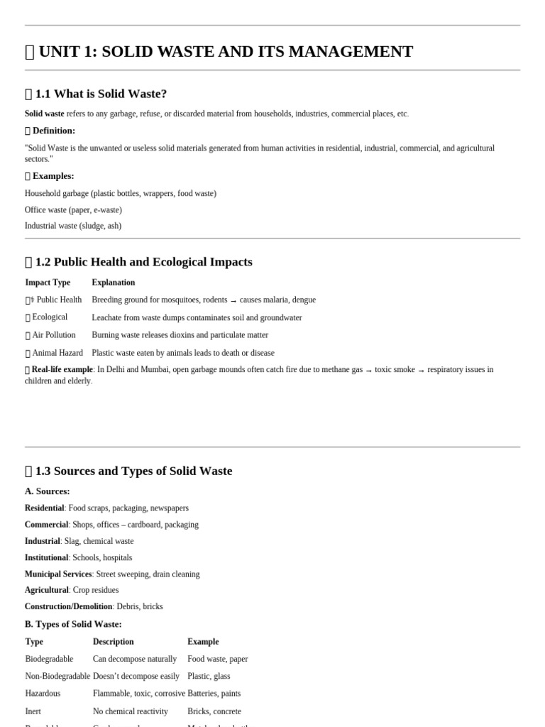 Solid Waste Management Hten | PDF | Waste | Municipal Solid Waste