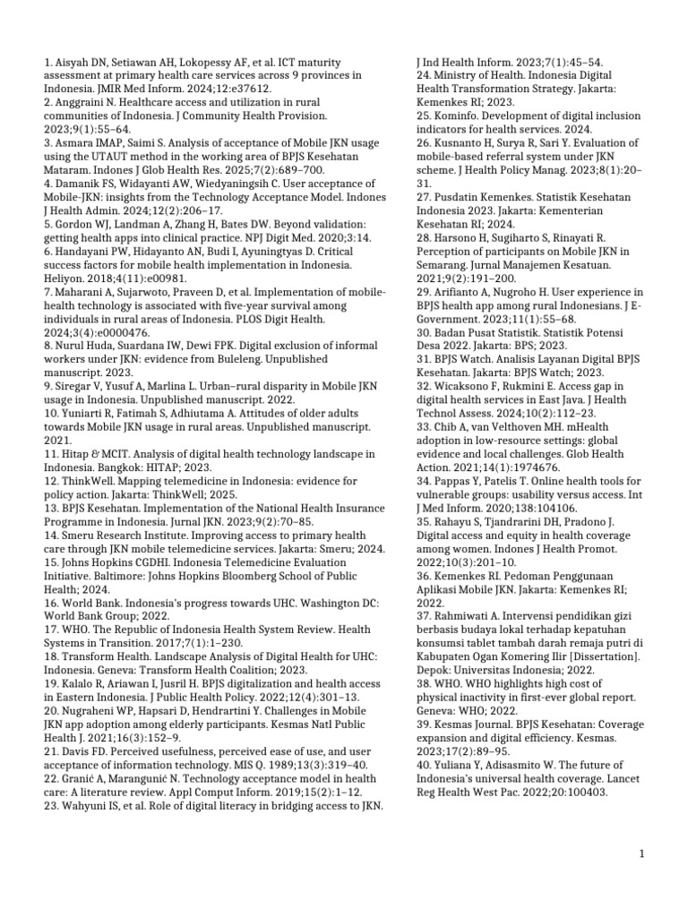 Manuscript Desya PHC2025 40refs | PDF | Universal Health Care | Social ...