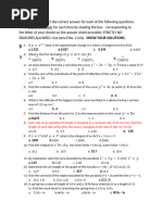 Class12 Maths AOD Practice Questions | PDF