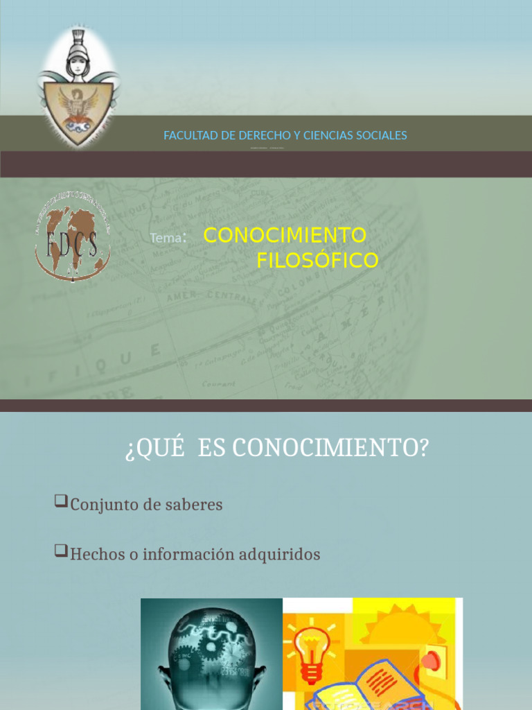 Conocimiento Filosofico | PDF | Conocimiento | Razón