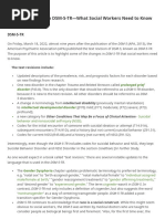 Updates in DSM-5-TR for Mental Health | PDF | Mental Disorder | Dsm 5