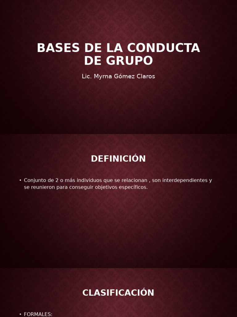 Conducta y Estructura de Grupos Sociales | PDF | Comportamiento ...