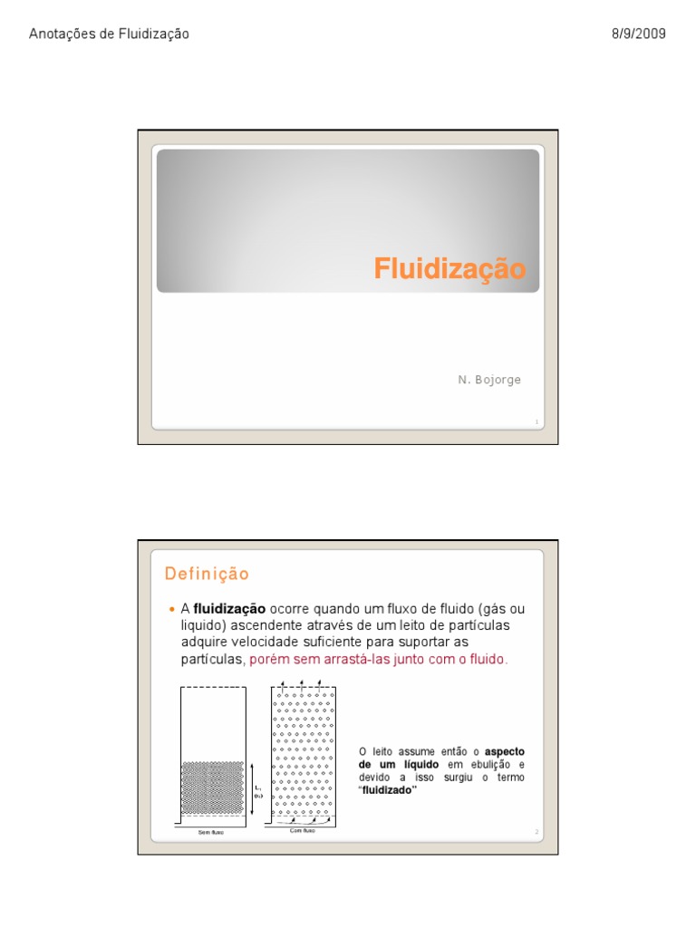 Fluidizacao 09 | PDF | Líquidos | Transferência de calor