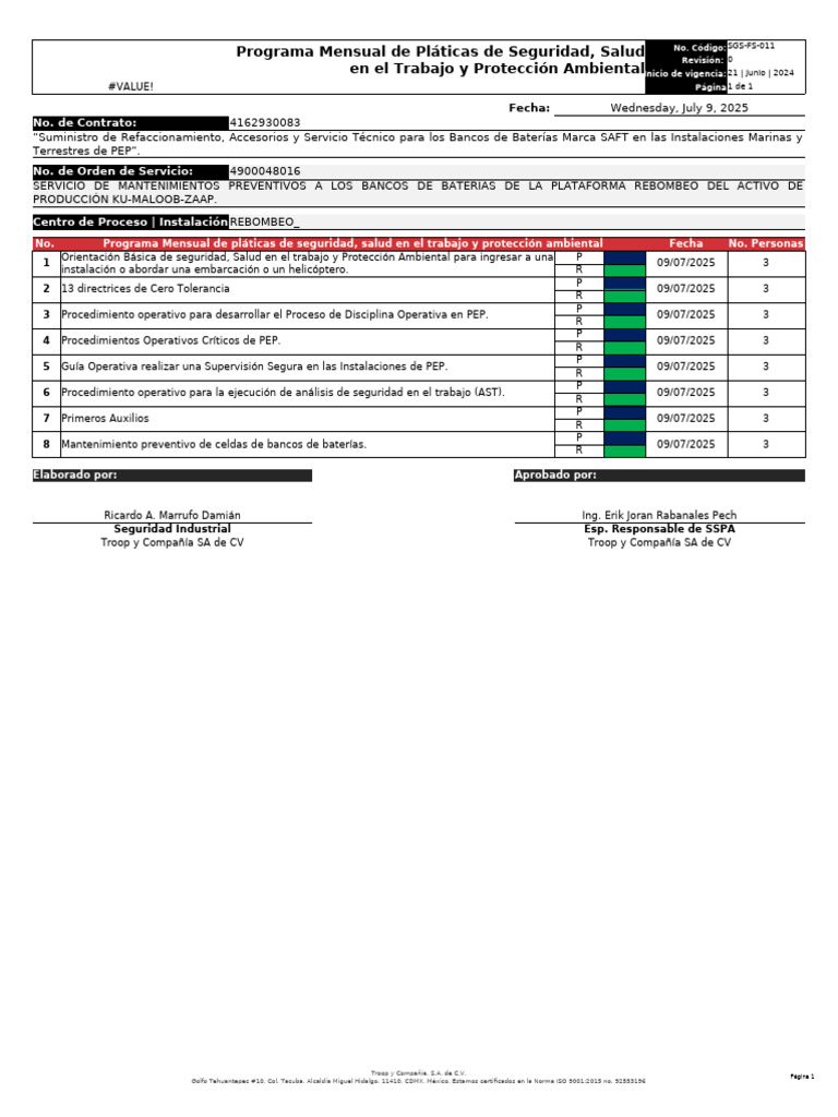 SGS-FS-042 Previo Abordaje PEP (Actualizado) | PDF | México