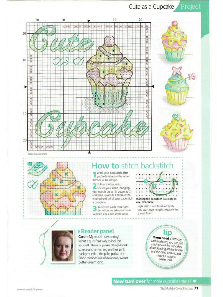 Cupcake 41 Cross Stitch Pattern | PDF