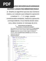 Algoritmo, Pseudocódigo y Diagrama de Flujo | PDF | Algoritmos | Programación de computadoras