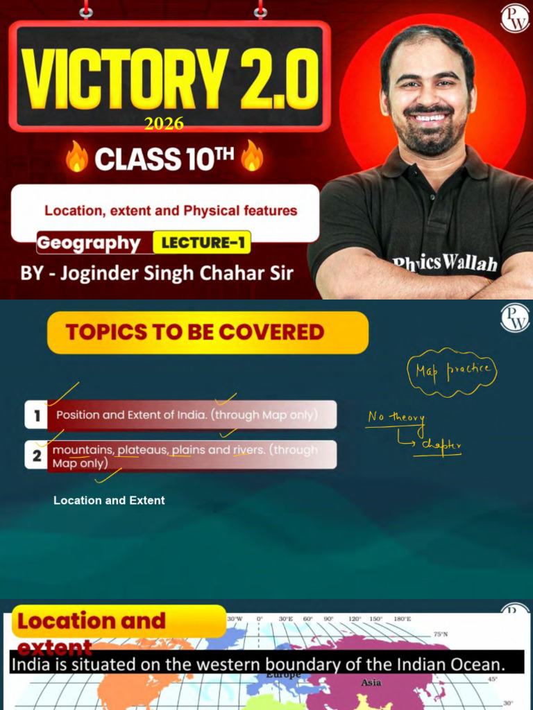 Location Extent and Physical Features 01 - Class Notes - VICTORY 2.0 ...