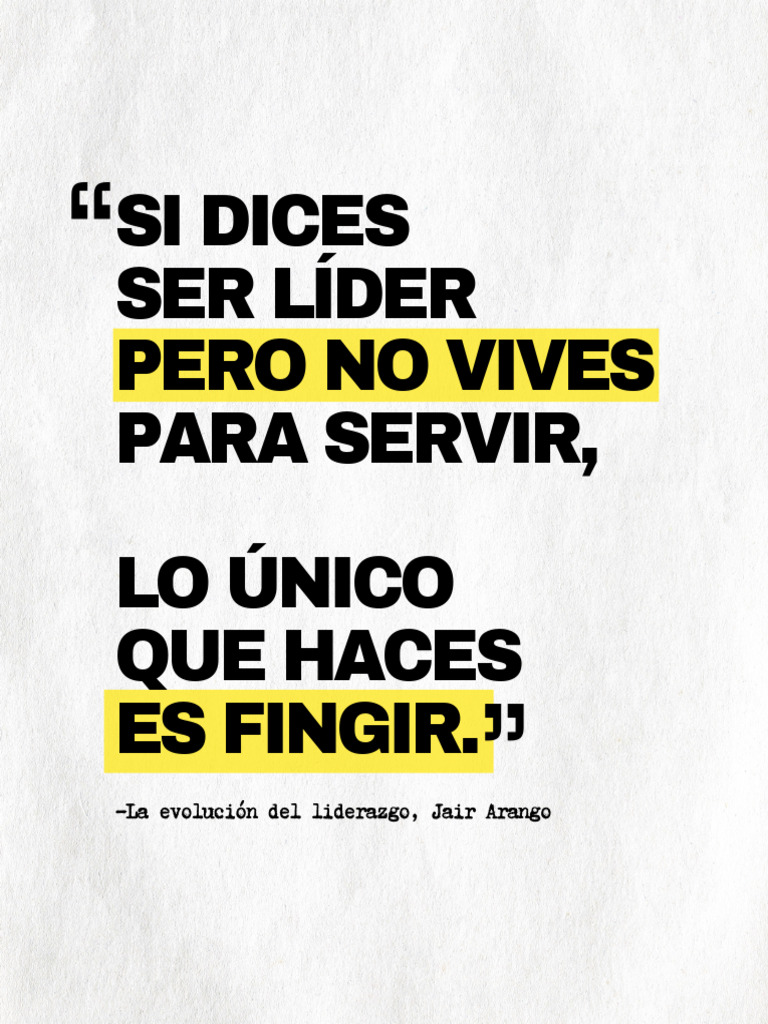 Principios del Liderazgo Servicial | PDF