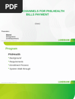GSIS Payments via LANDBANK eMDS Guide | PDF | Banks | Cheque