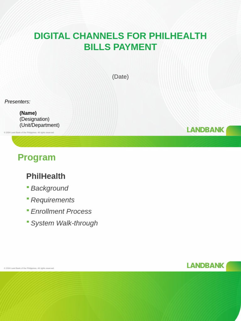 Digital Channels For PhilHealth 01aug24 | PDF | Credit Card | Login