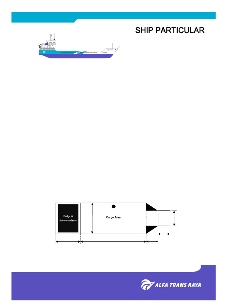 Specifications of Alfa Trans Dua | PDF | Ships | Watercraft