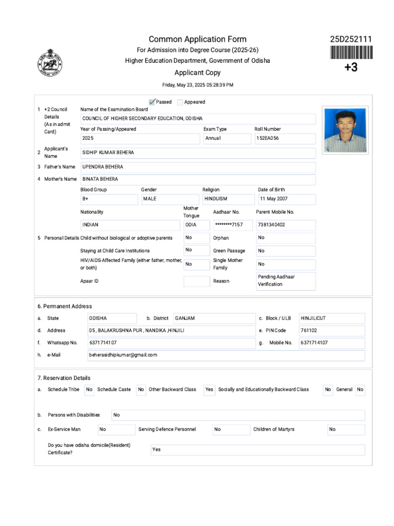 Sams (Shidip) - Caf Print | PDF