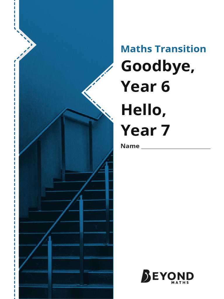 Year 6 to Year 7 Maths Transition Guide | PDF | Area | Litre