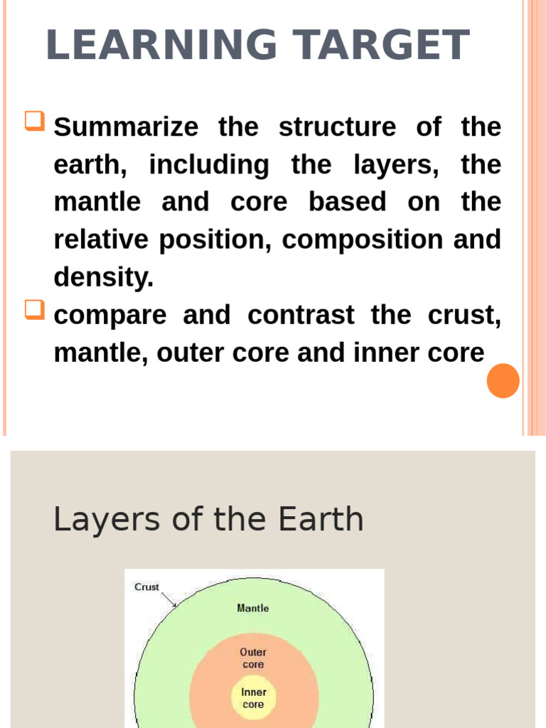 Layerss of The Earth Grade 11 | PDF