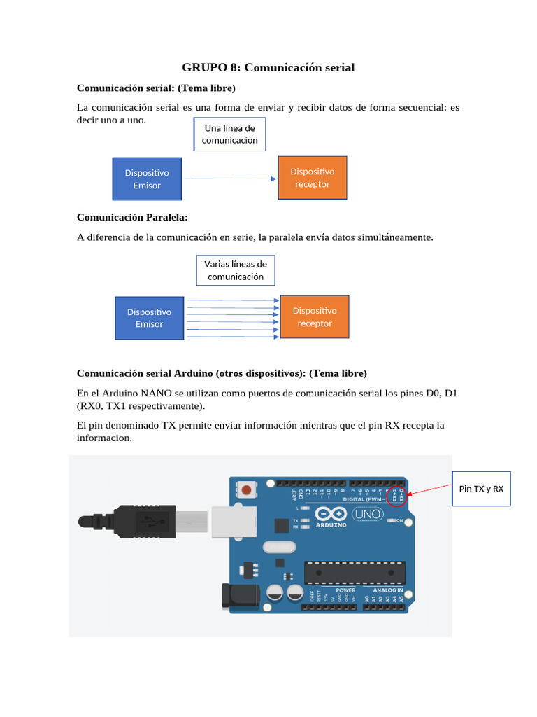 Grupo 8 | PDF | Arduino | Ingeniería Informática