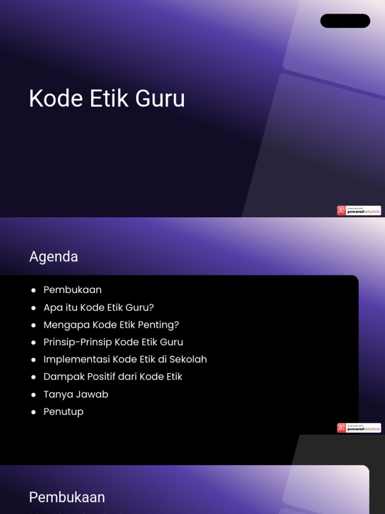 Kode Etik Guru | PDF