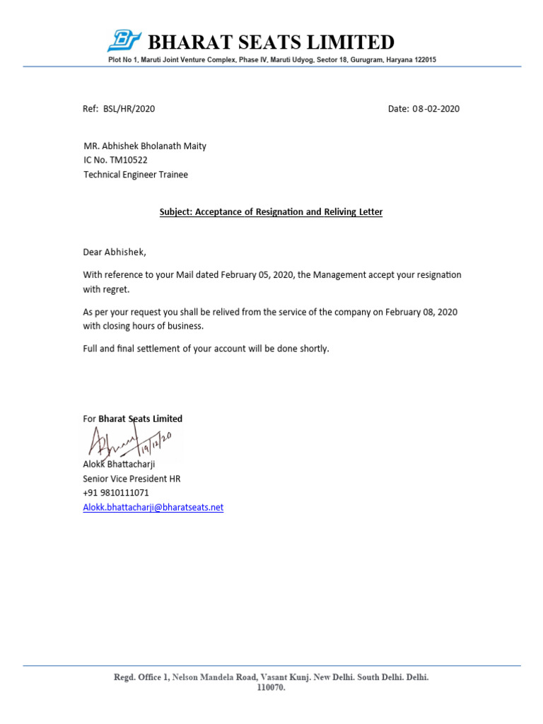 Abhishek Maity-TM10522 - Reliving Letter | PDF