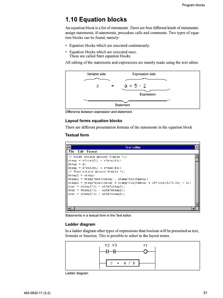 Equation Blocks | PDF