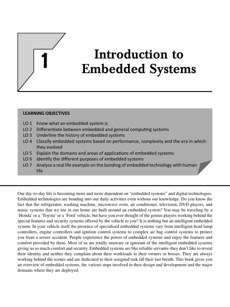 Module 1 - Esd | PDF | Microcontroller | Central Processing Unit