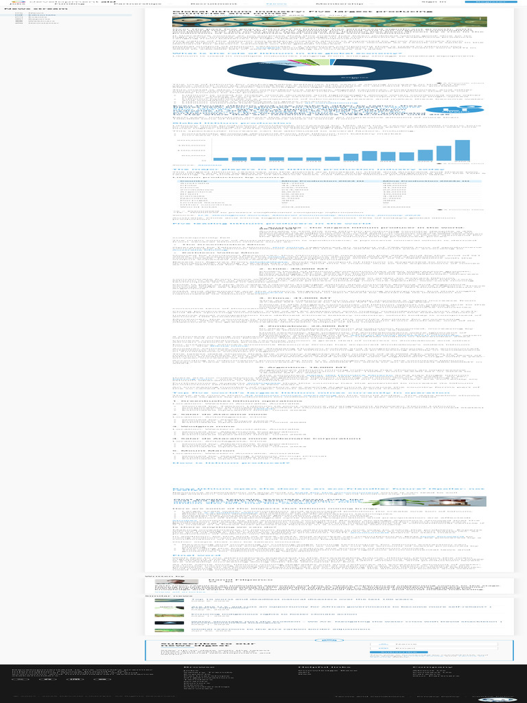 Global Lithium Industry Five Largest Producing Countries and Mines ...