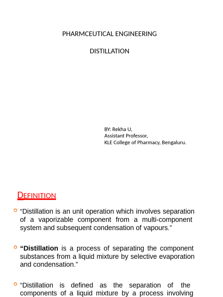 Distillation | PDF | Distillation | Boiling
