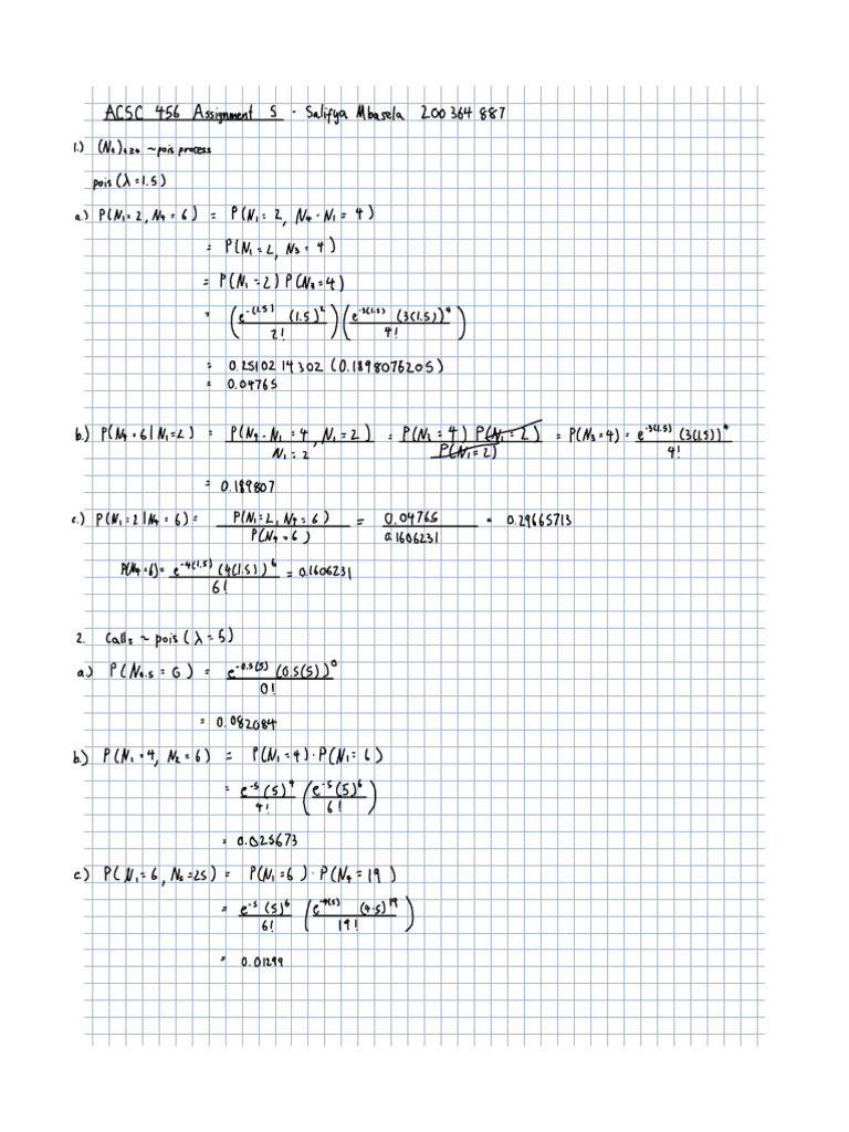ACSC 456 Assignment 5 | PDF