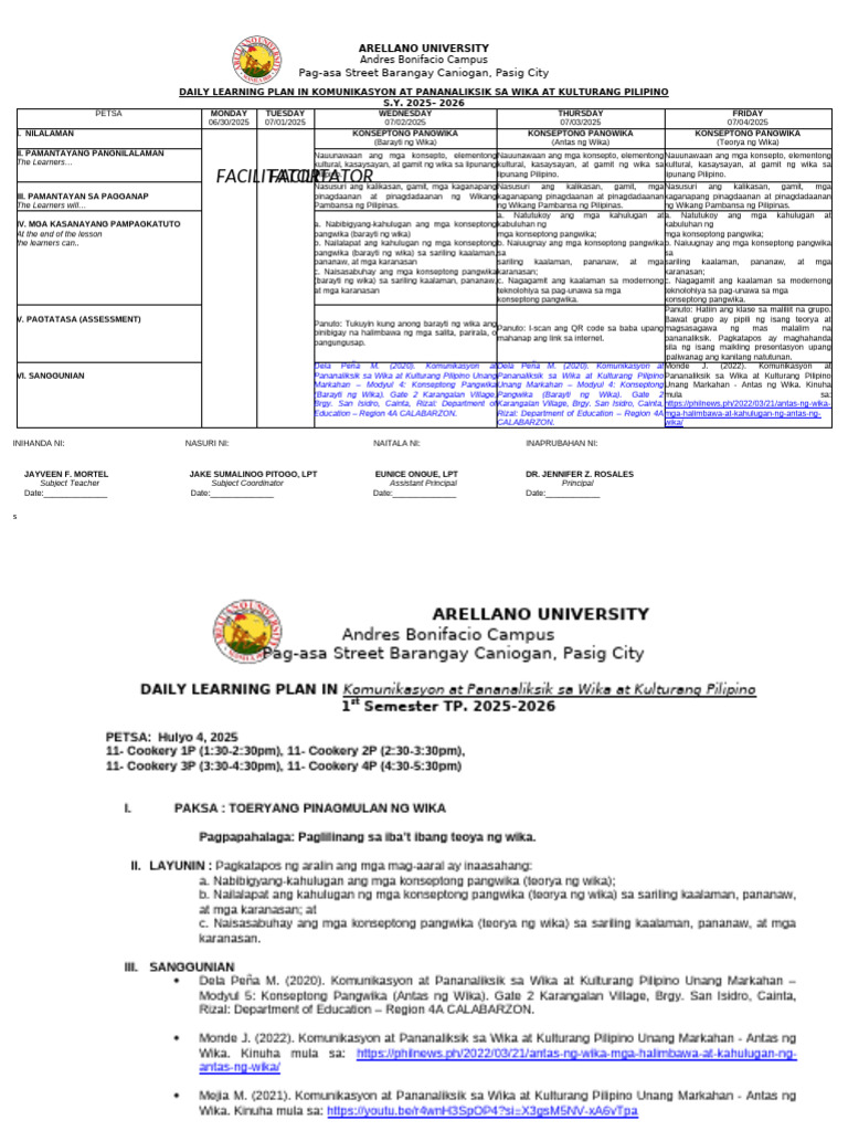 ARALIN 5 - Teorya NG Wika | PDF