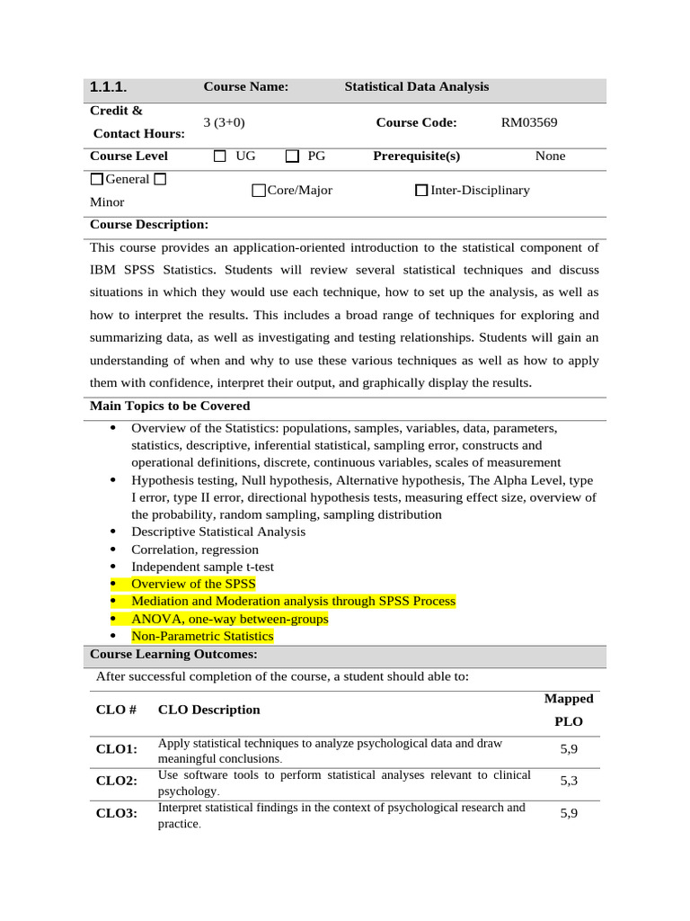 Statistical Data Analysis | PDF | Statistics | Data Analysis