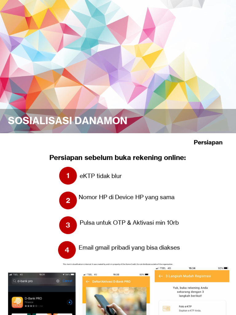 Cara Buka Rek Danamon | PDF