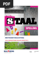 Staal2 Spelling Brochure | PDF
