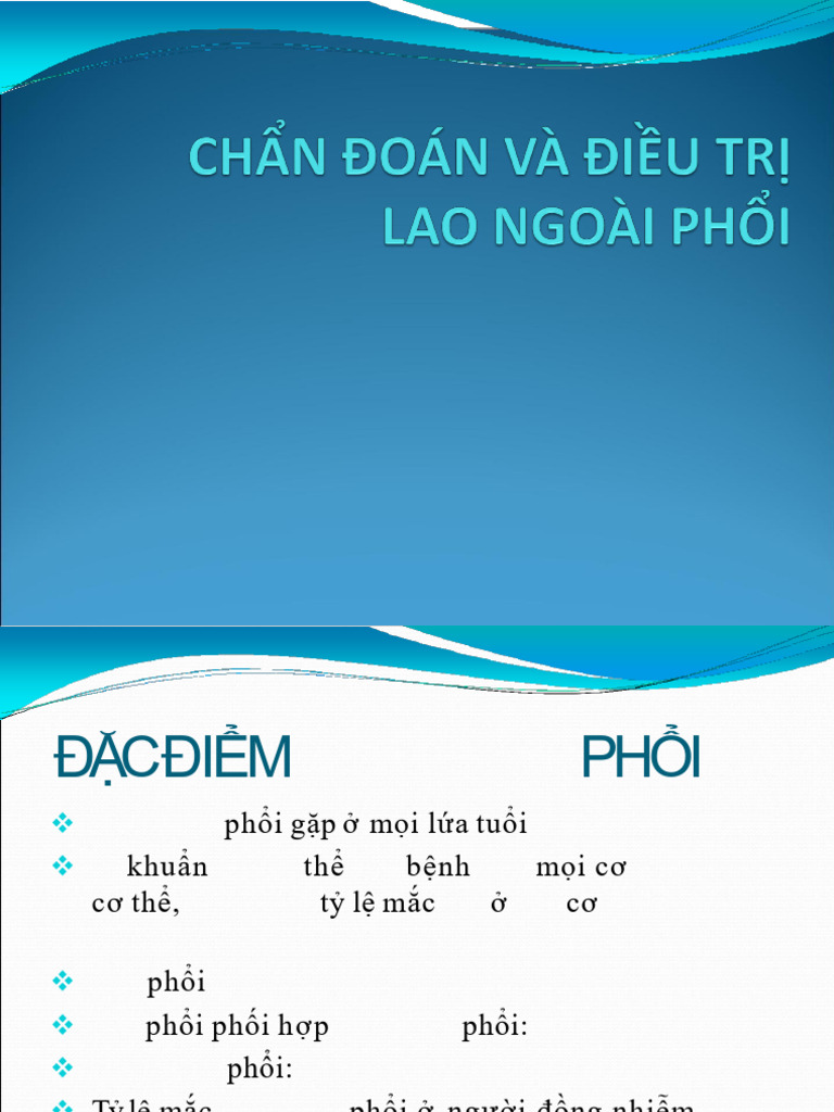 Bài 4. Chan Doan Va Dieu Tri Lao Ngoai Phoi | PDF
