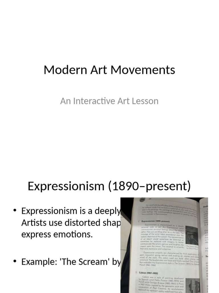 Overview of Modern Art Movements | PDF
