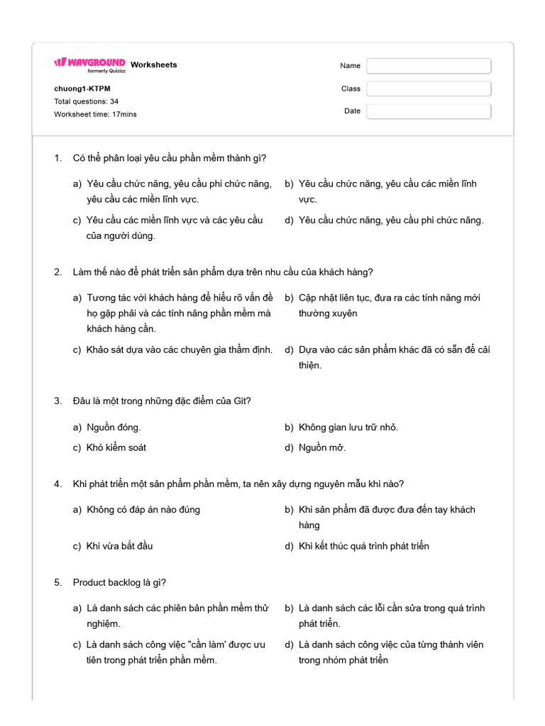 KTPM 1 | PDF