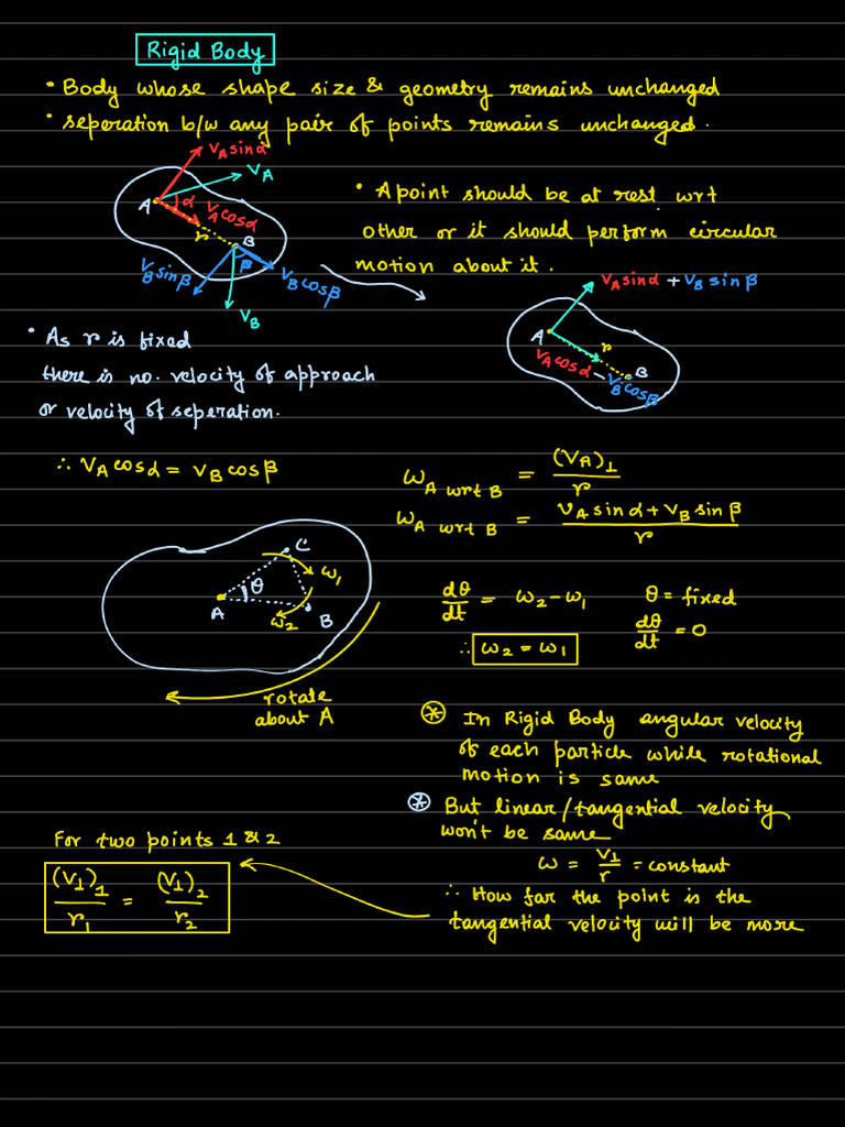 Rotational Motion - 250117 - 114851 | PDF