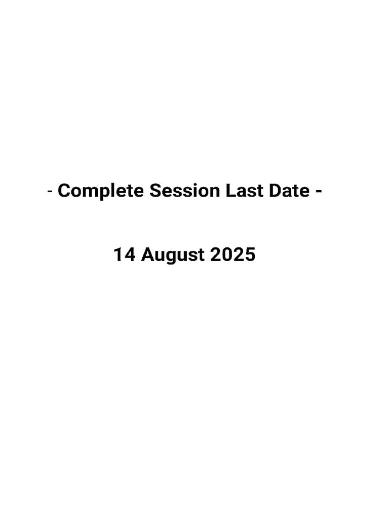 Last Date | PDF