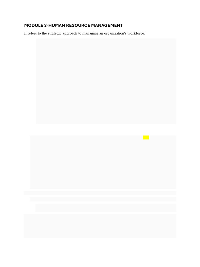 Human Resource Management (Lo 1) Final | PDF | Recruitment | Human Resources