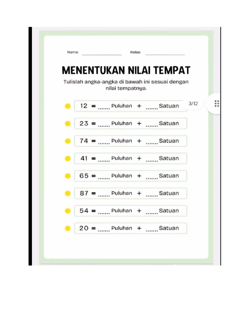LKPD MTK Bil Cacah 100 Bab 1 | PDF