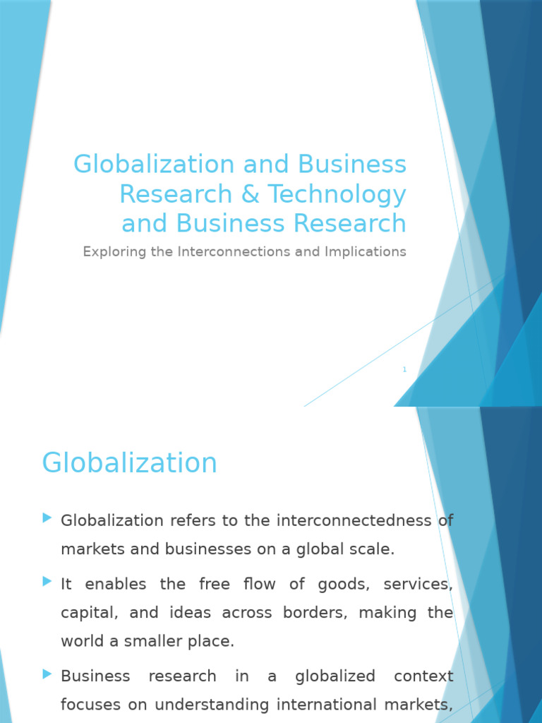 Globalization & Research | PDF | Globalization | Data