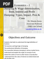 Dumping With Examples and Case Studies | PDF | Dumping (Pricing Policy) | International Trade