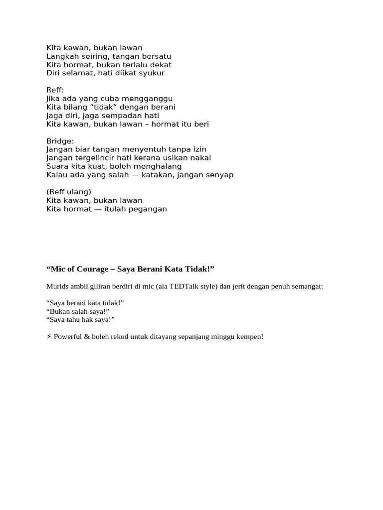 Anti Buli Script | PDF