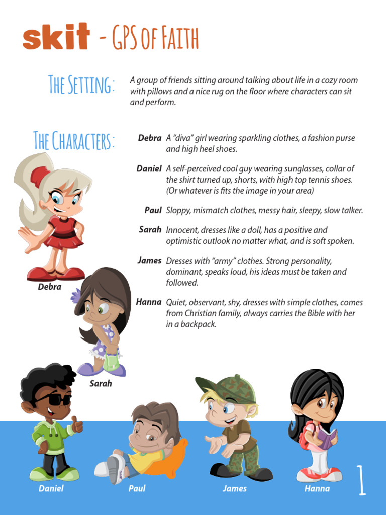 Skit+GPS+of+Faith ChildrensSabbath2017 | PDF | Abraham | Sarah