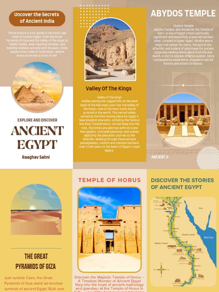 Green and Brown Abstract India Travel Trifold Brochure | PDF | Ancient ...