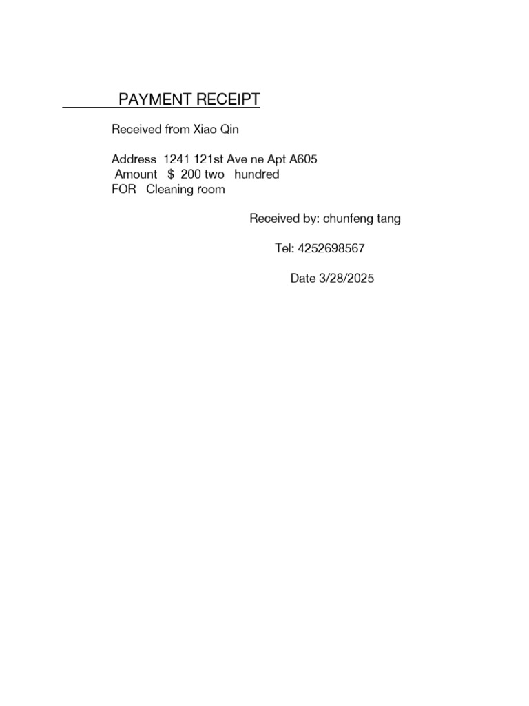 Receipt | PDF