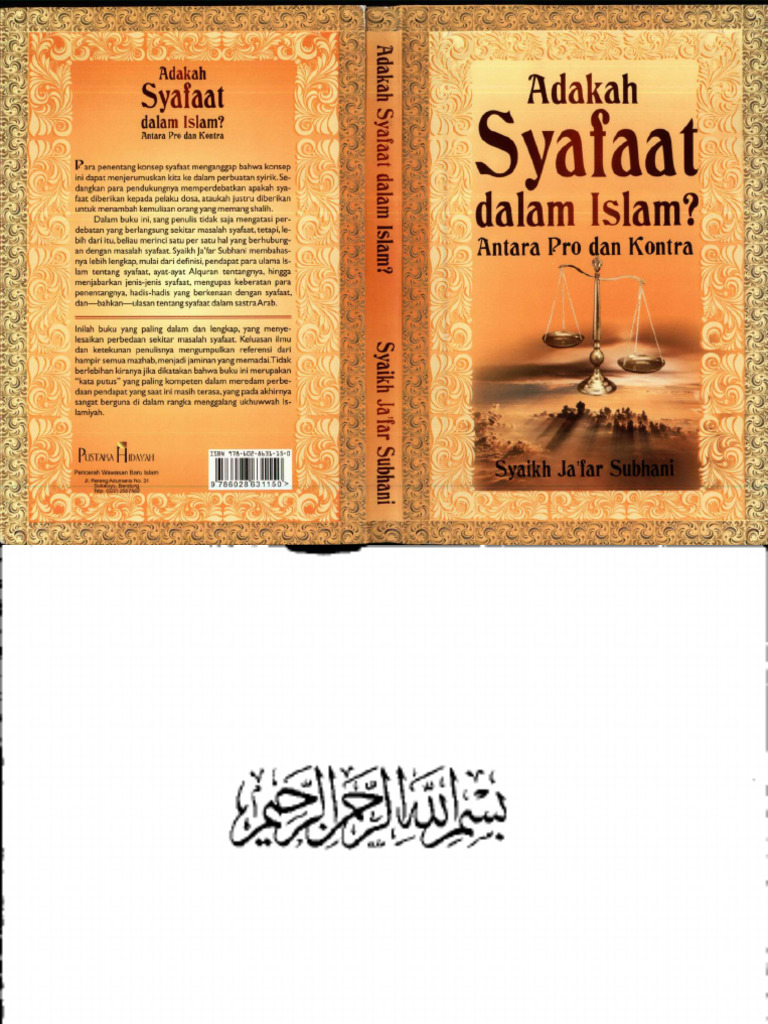 Adakah Syafaat Dalam Islam Antara Pro Dan Kontra by Syaikh Jafar ...