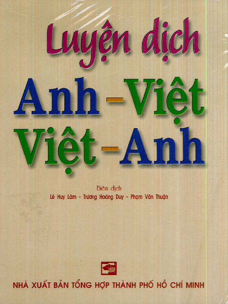 Luyen Dich Anh Viet Anh | PDF