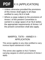 Marpol Annex II: Noxious Liquid Rules | PDF